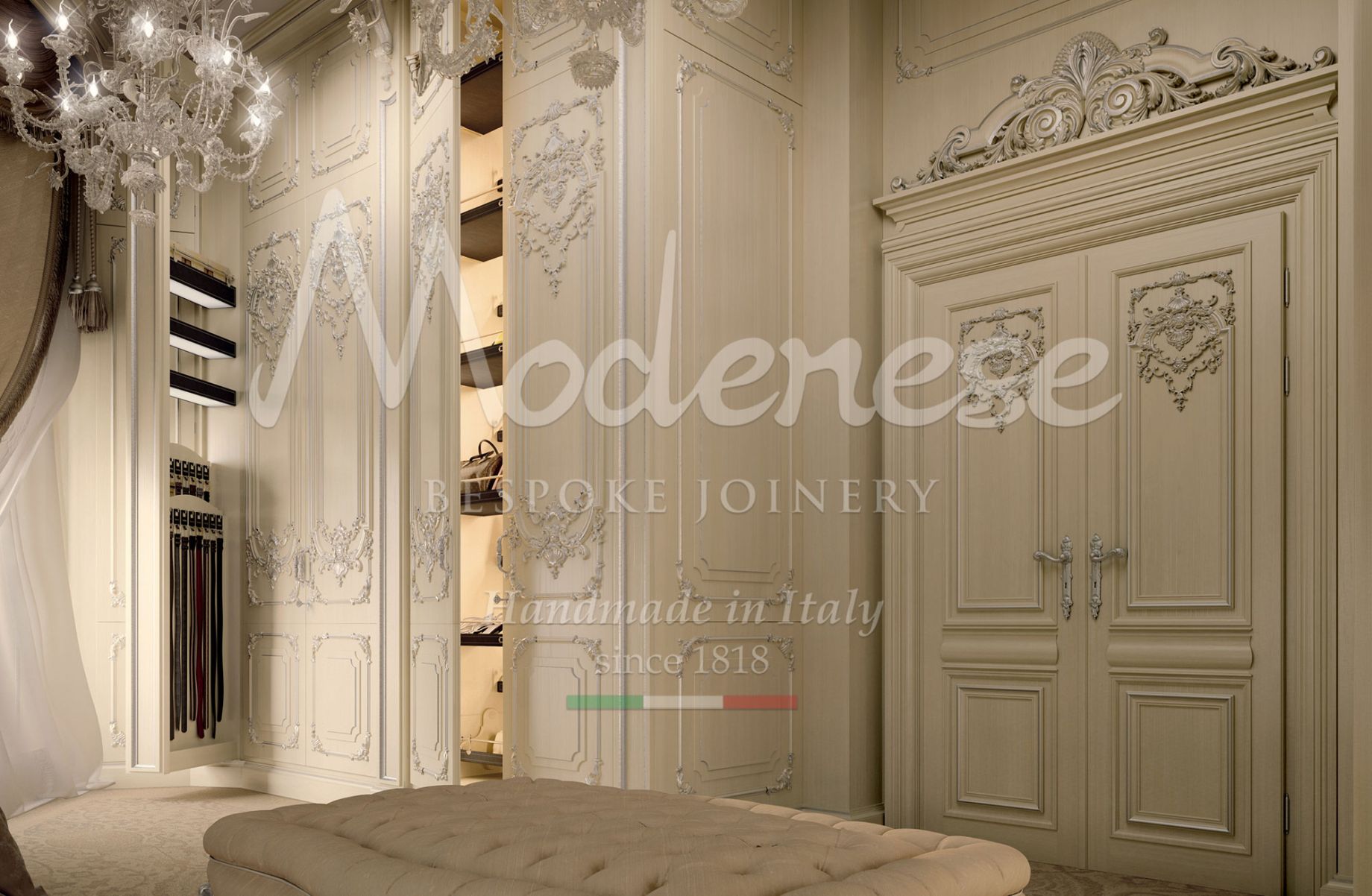 Luxury Walk-in Closet in London | Modenese Bespoke